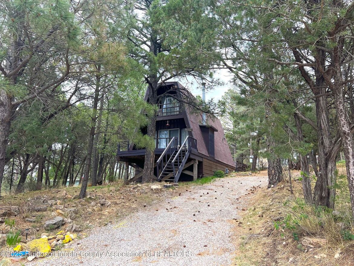 1977 A- Frame Cabin in Ruidoso with Cozy Charm and 2 Spacious Bedrooms ...
